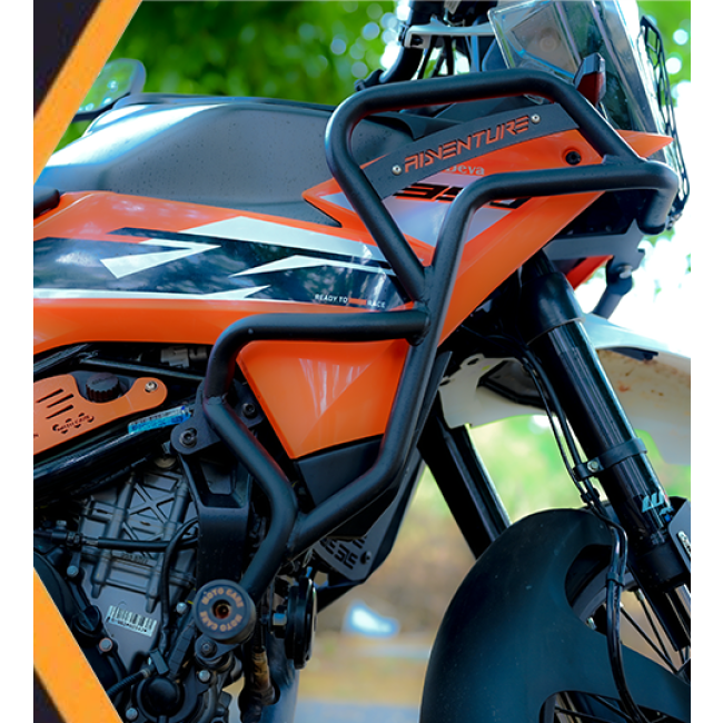 KTM 390 ADVENTURE ( 2025 ) CRASH GUARD WITH DUAL SLIDERS - MOTOCARE ...