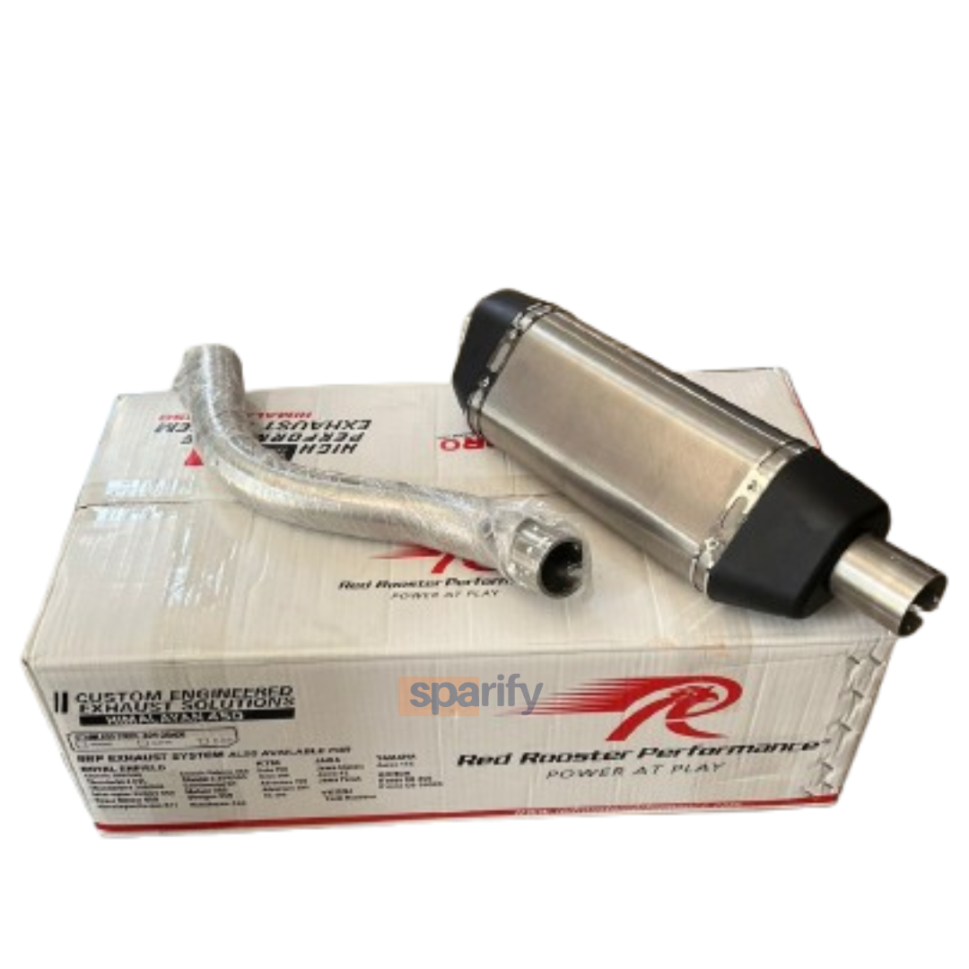 Royal Enfield Himalayan 450 Red Rooster Performance Vertex Pro Exhaust ...