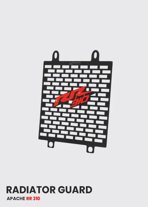 RR310 Radiator Guard - RD 917 - ht exhaust BLACK RED – SPARIFY