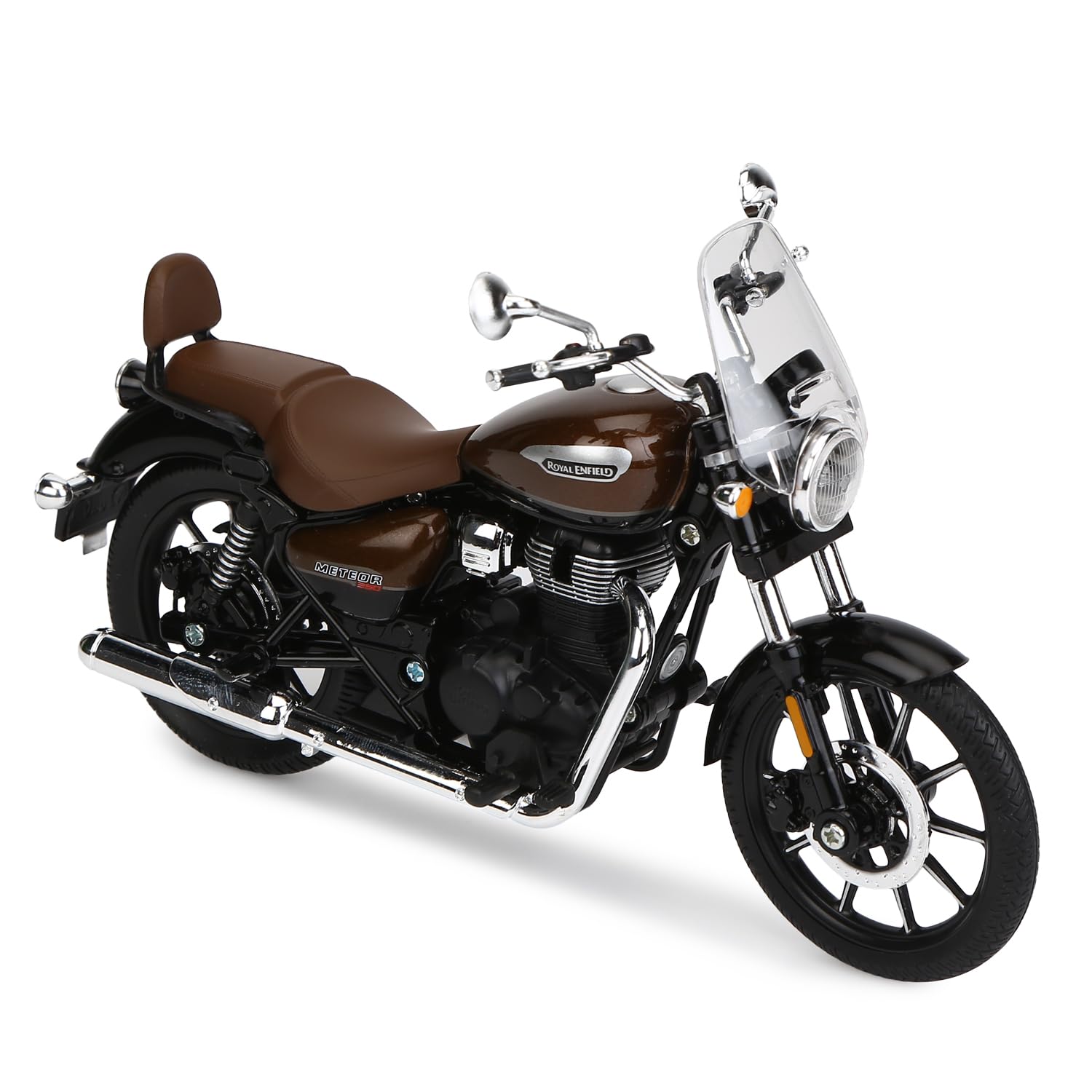 RE METEOR 350 COLLECTIBLE MINIATURE BIKE - NEBULA BROWN (SCALE MODEL 1 ...
