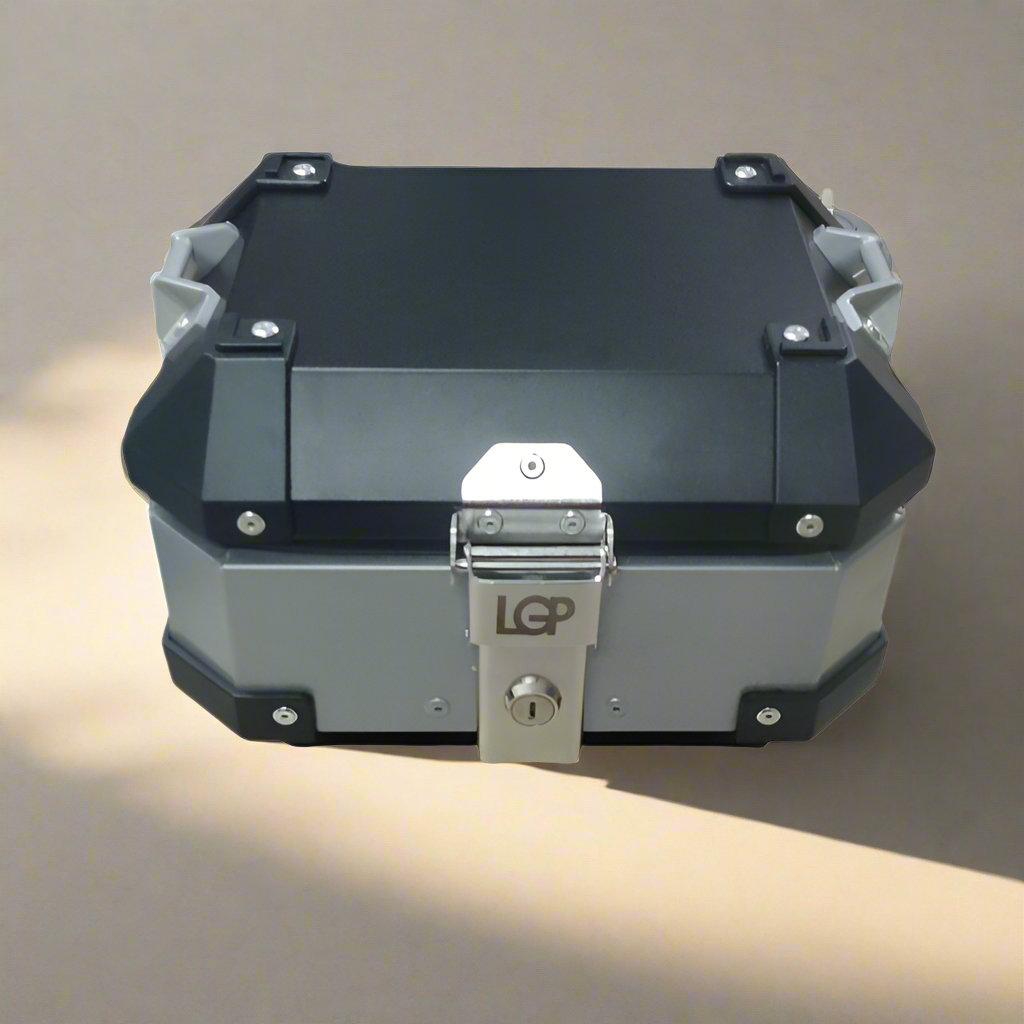 LGP 10 litres aluminium top box Silver ( fits all motorcycles ) – SPARIFY