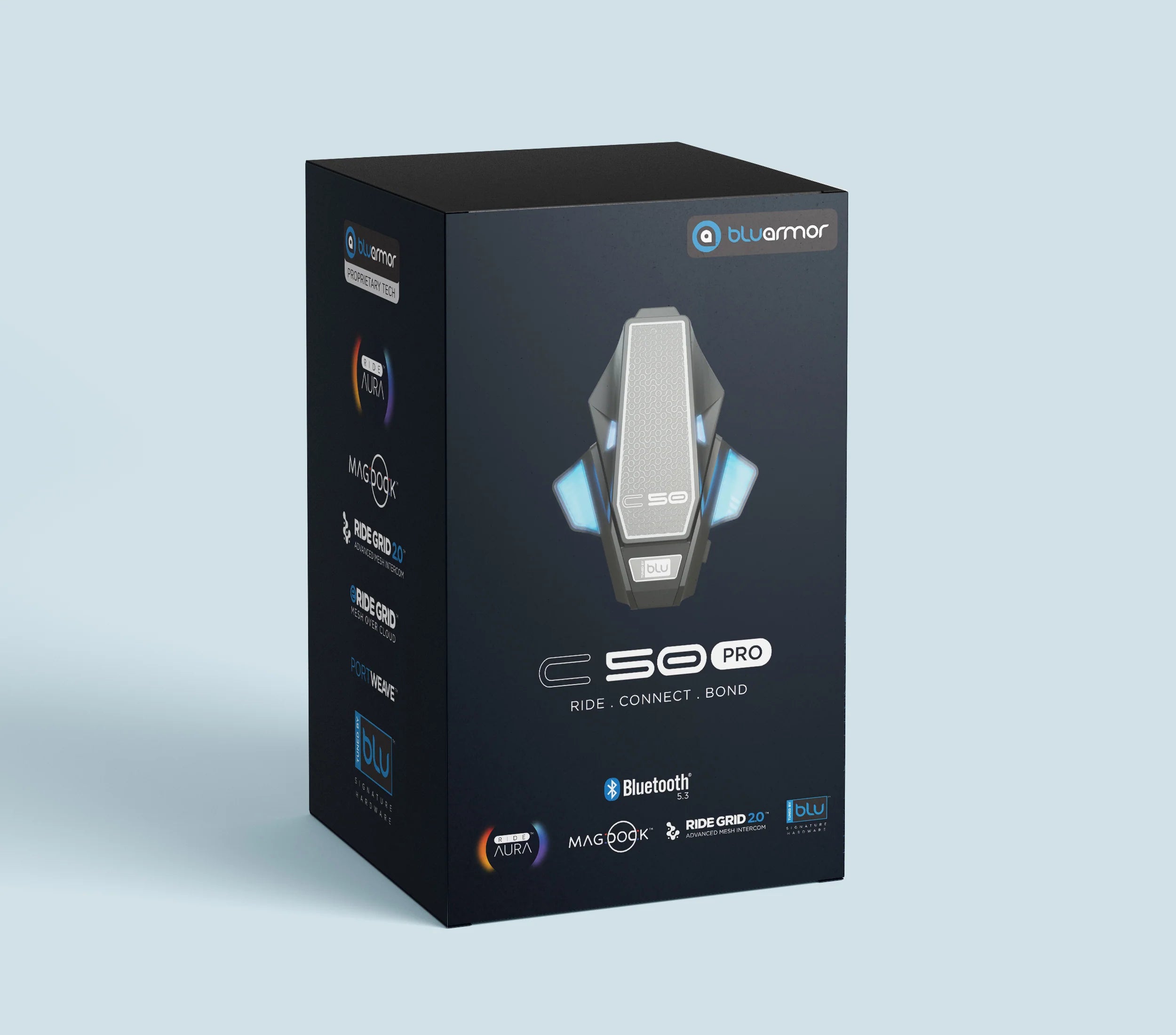 Bluarmor C50 Pro |Motorcycle Helmet Bluetooth intercom system | - SPARIFY