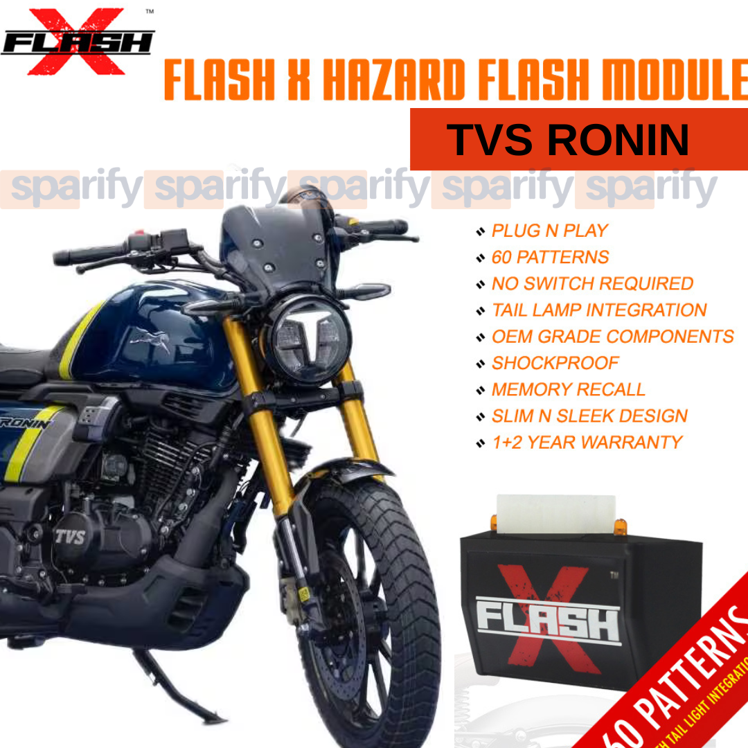 TVS RONIN FlashX Hazard Flash Module, Blinker/Flasher by RACE DYNAMICS ...