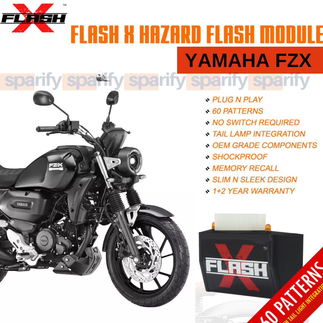 Yamaha FZ X FlashX Hazard Flash Module, Blinker/Flasher – SPARIFY