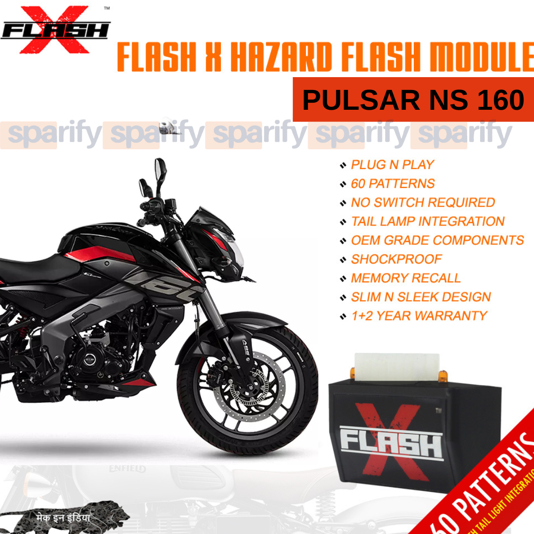 PULSAR NS 160 | FlashX Hazard Flash Module | Blinker/Flasher - 60 ...