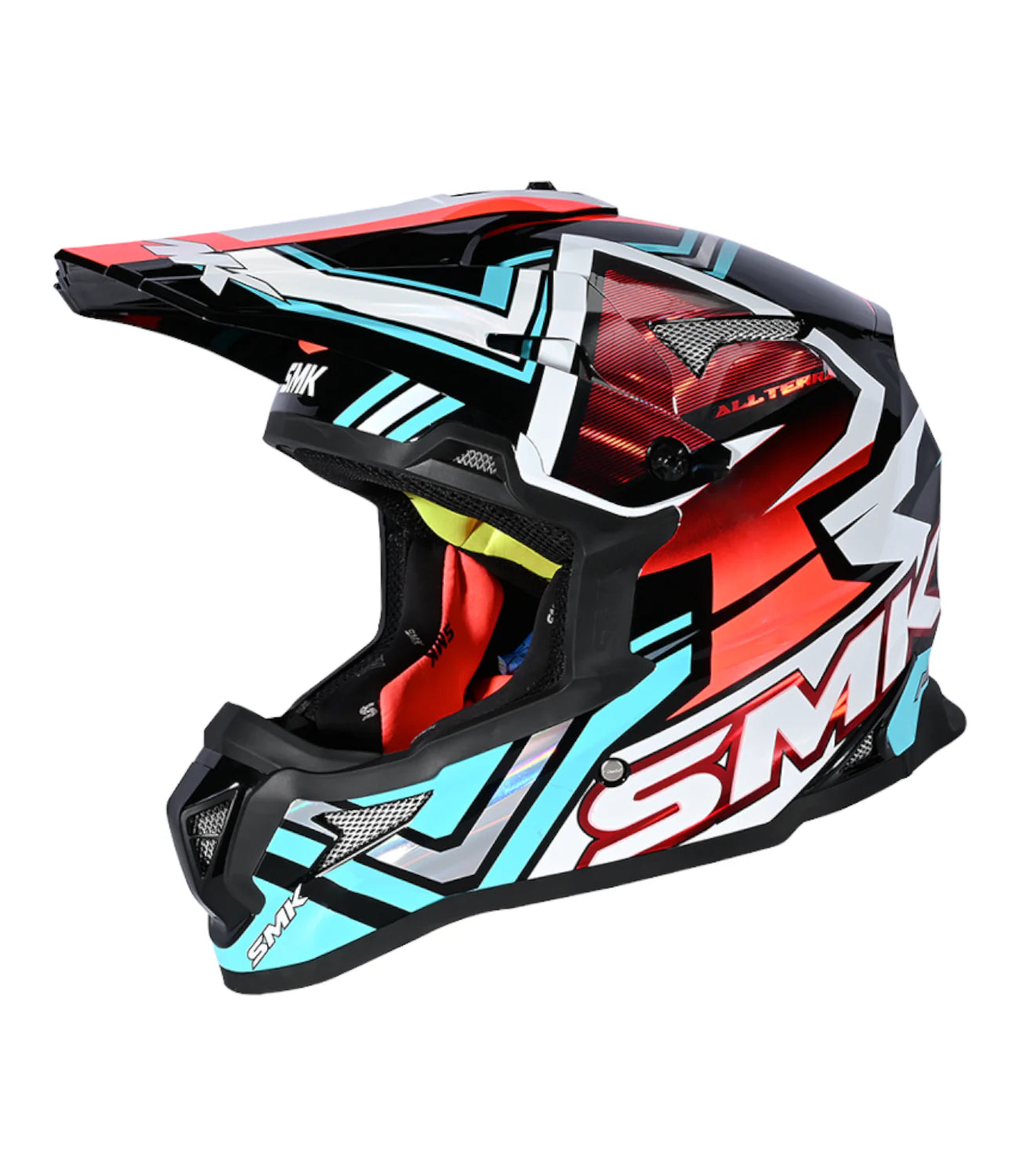 SMK Allterra X-Aces | Off Road Helmet for Bikers | – GL253 | Blue red ...