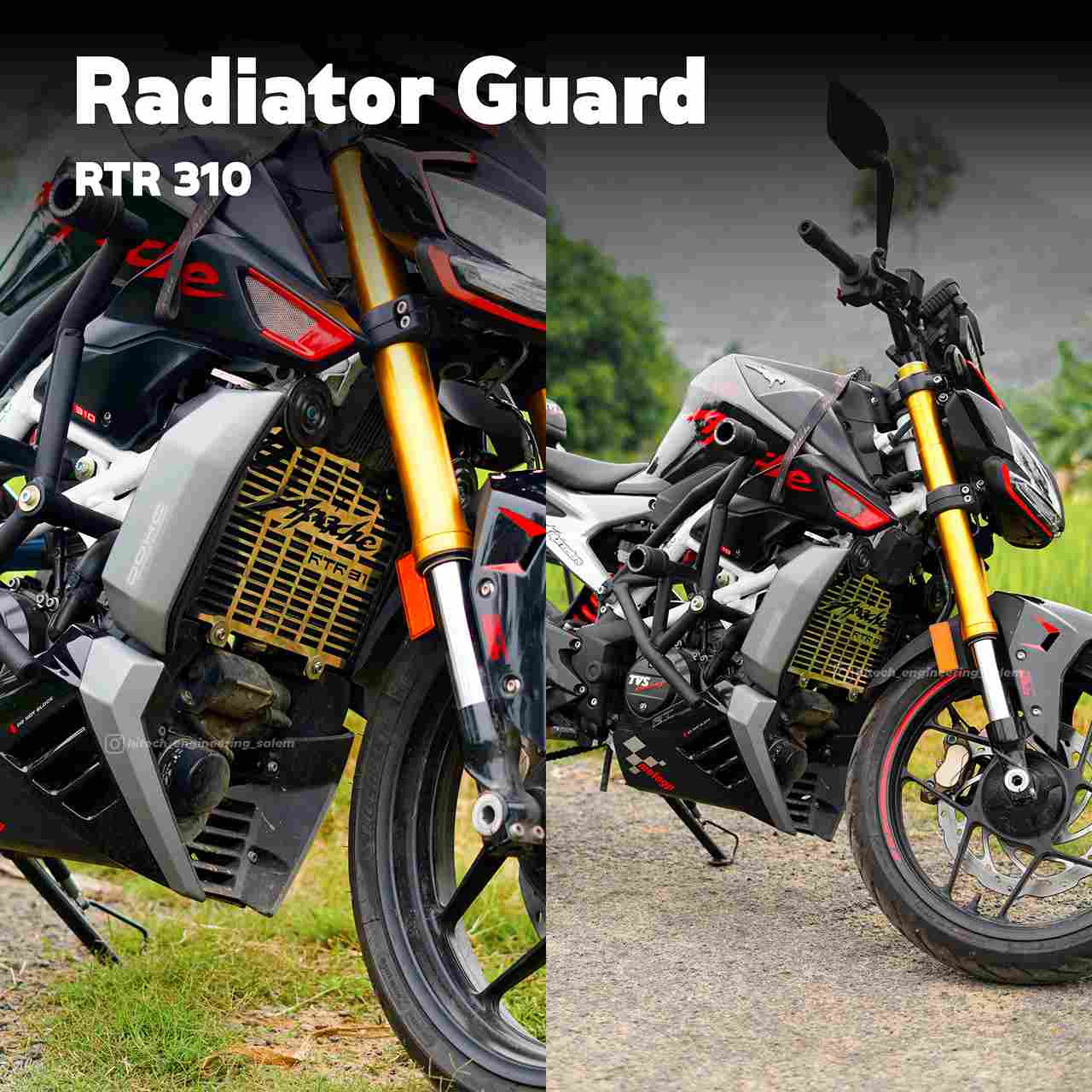 Apache RTR 310 Radiator Guard / HT Exhaust / RTR310-103 – SPARIFY