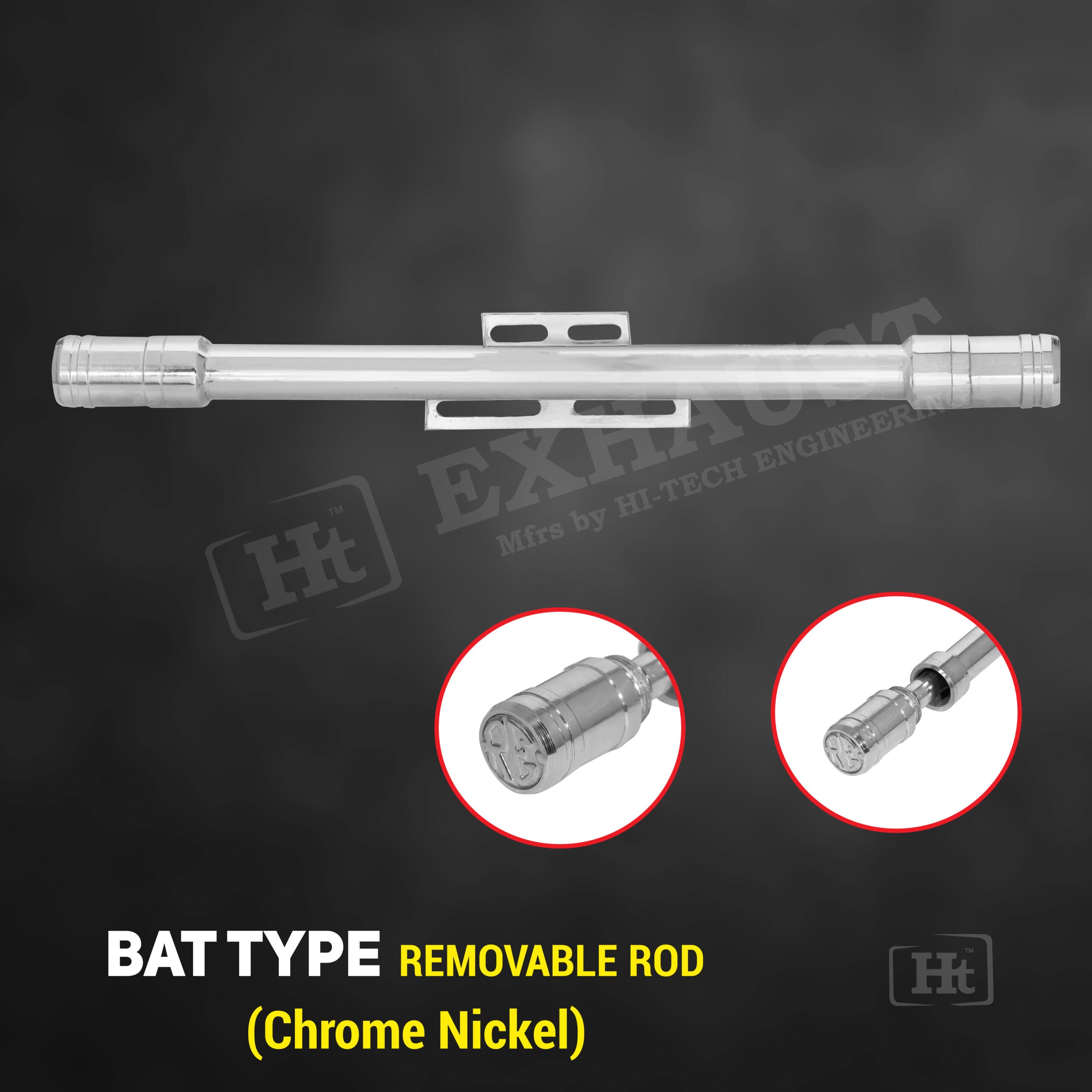 BAT TYPE REMOVABLE ROD (Chrome Nickel) – SPARIFY