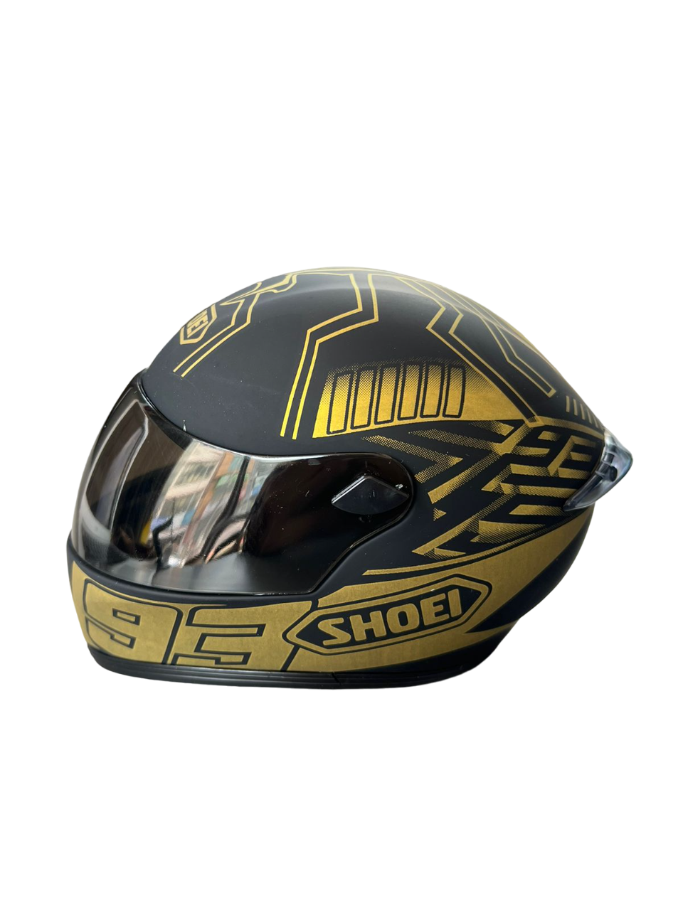 Shoei Black gold Scale model miniature cat helmet – SPARIFY