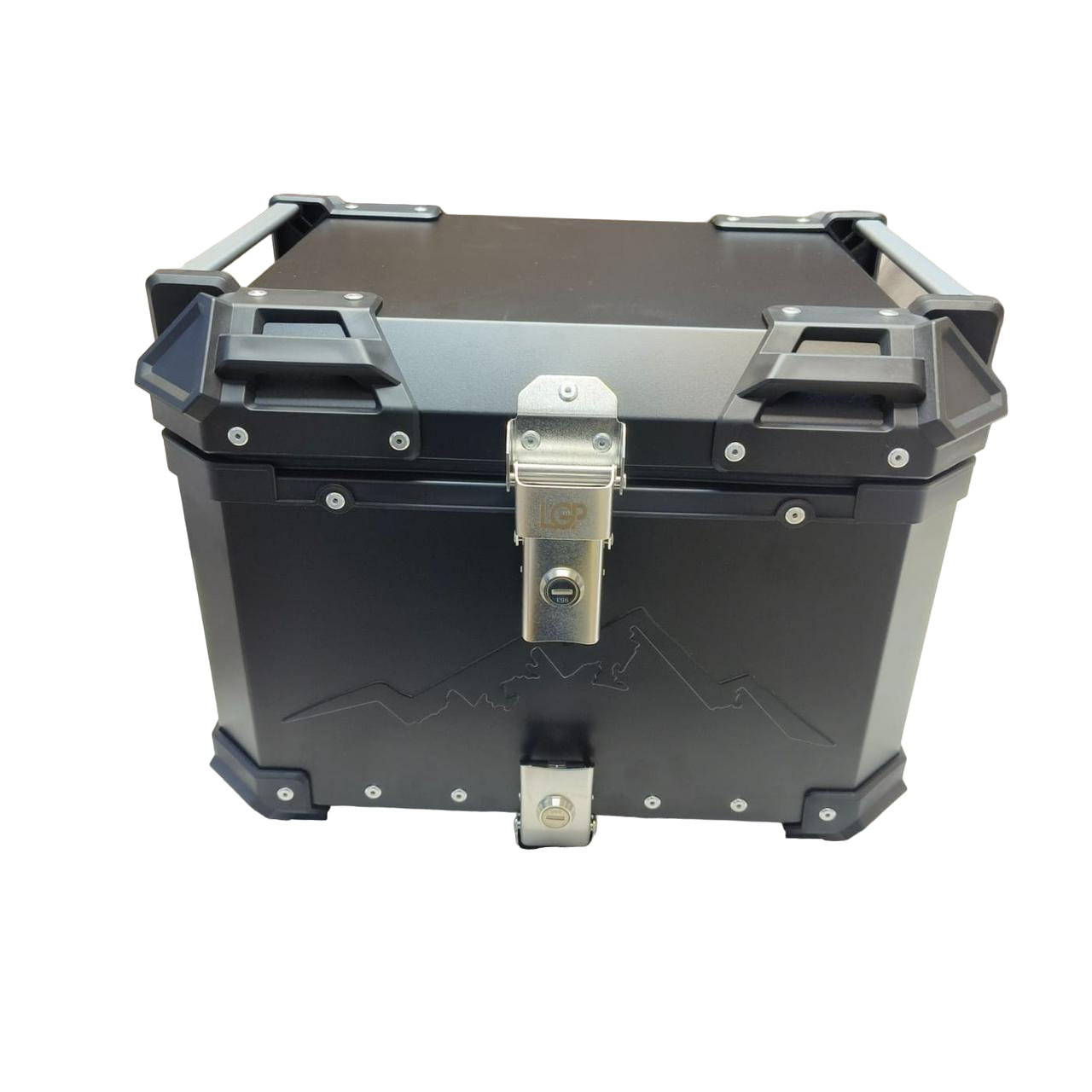 ADVENTURE TOP BOX FOR HIMALAYAN 411/450 ( CASE) 45LTRS BLACK PREMIUM B ...