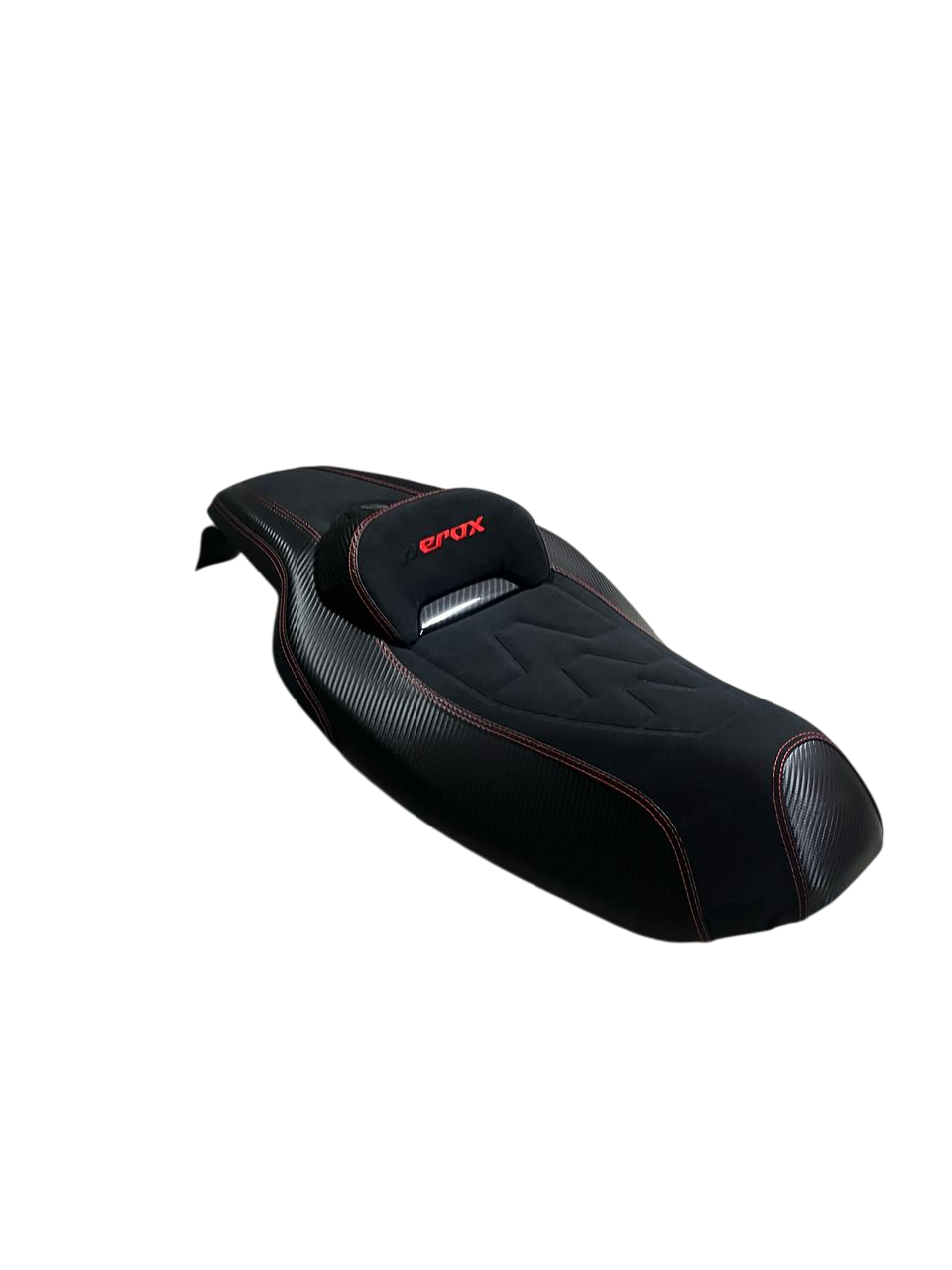 AEROX155 V2 TOURING SEAT - BLACK WITH RED LOGO – SPARIFY