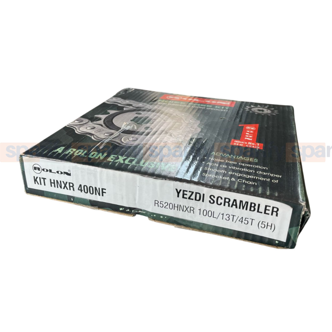 YEZDI Scrambler | Rolon Chain Sprocket Kit - Normal ( HNXR 400NF ...