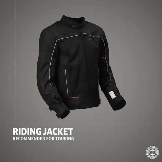 ROYAL ENFIELD EXPLORER V4 PRO RIDING JACKET - BLACK – SPARIFY