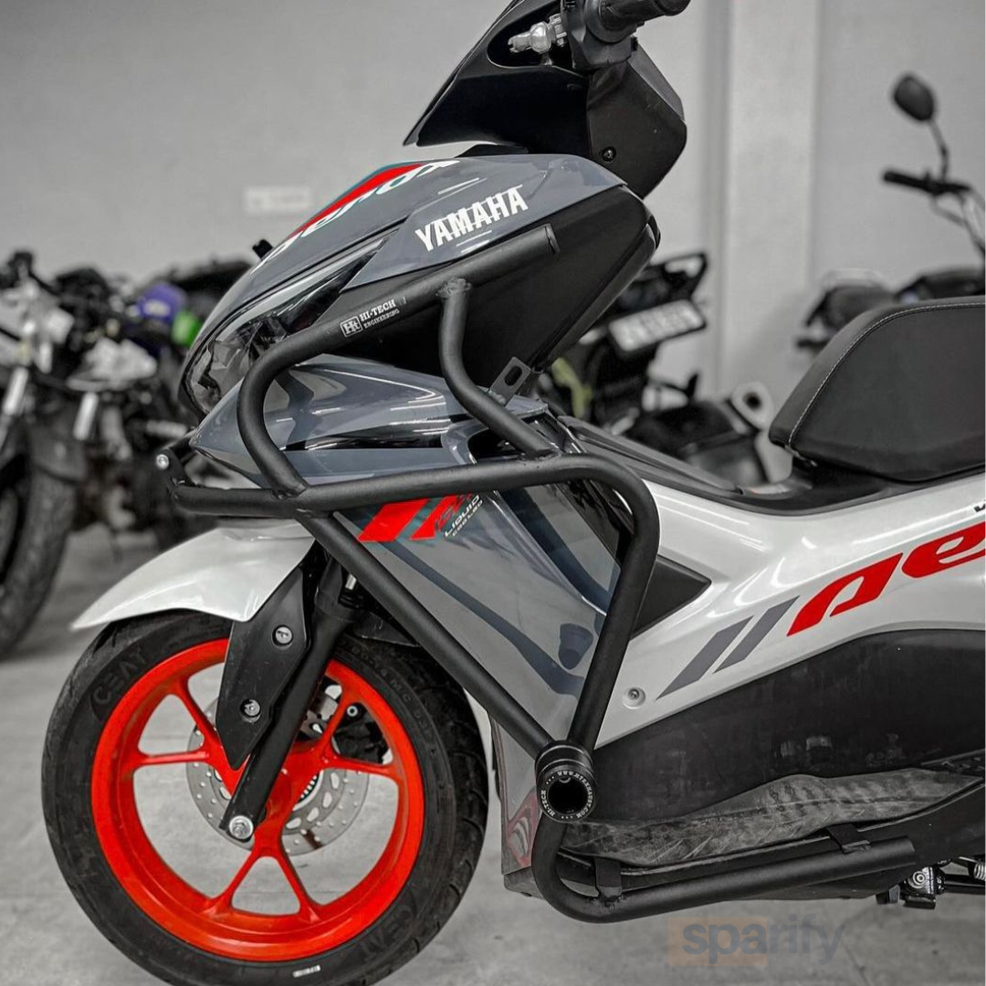 AEROX 155 Crash Guard with Metal Slider SB 712 – Ht exhaust – SPARIFY