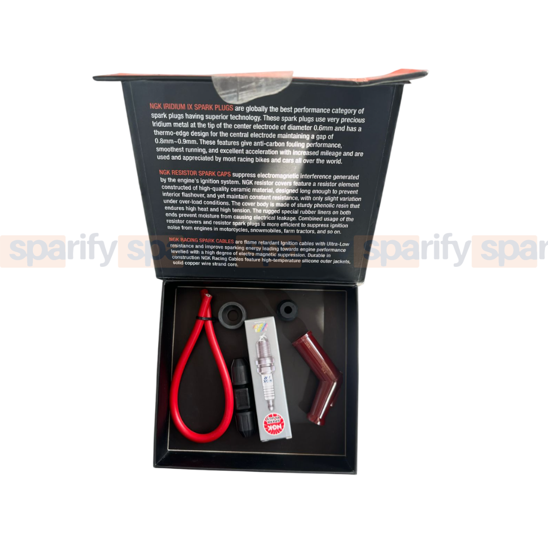 HERO XPULSE 200 4V / PRO / RALLY | High performance | Spark plug cable kit | Resistor Spark Caps ...