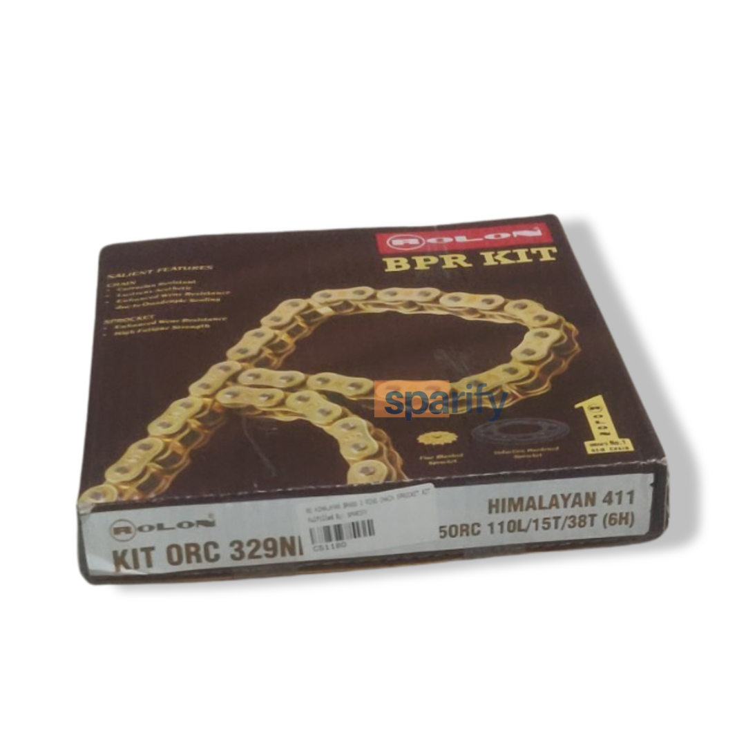 RE HIMALAYAN 411 BRASS O RING CHAIN SPROCKET KIT – SPARIFY