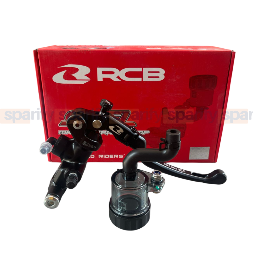 RCB S1 FL FORGED MASTER BRAKE PUMP MASTER CYLINDER (RH) 17MM BLACK ...