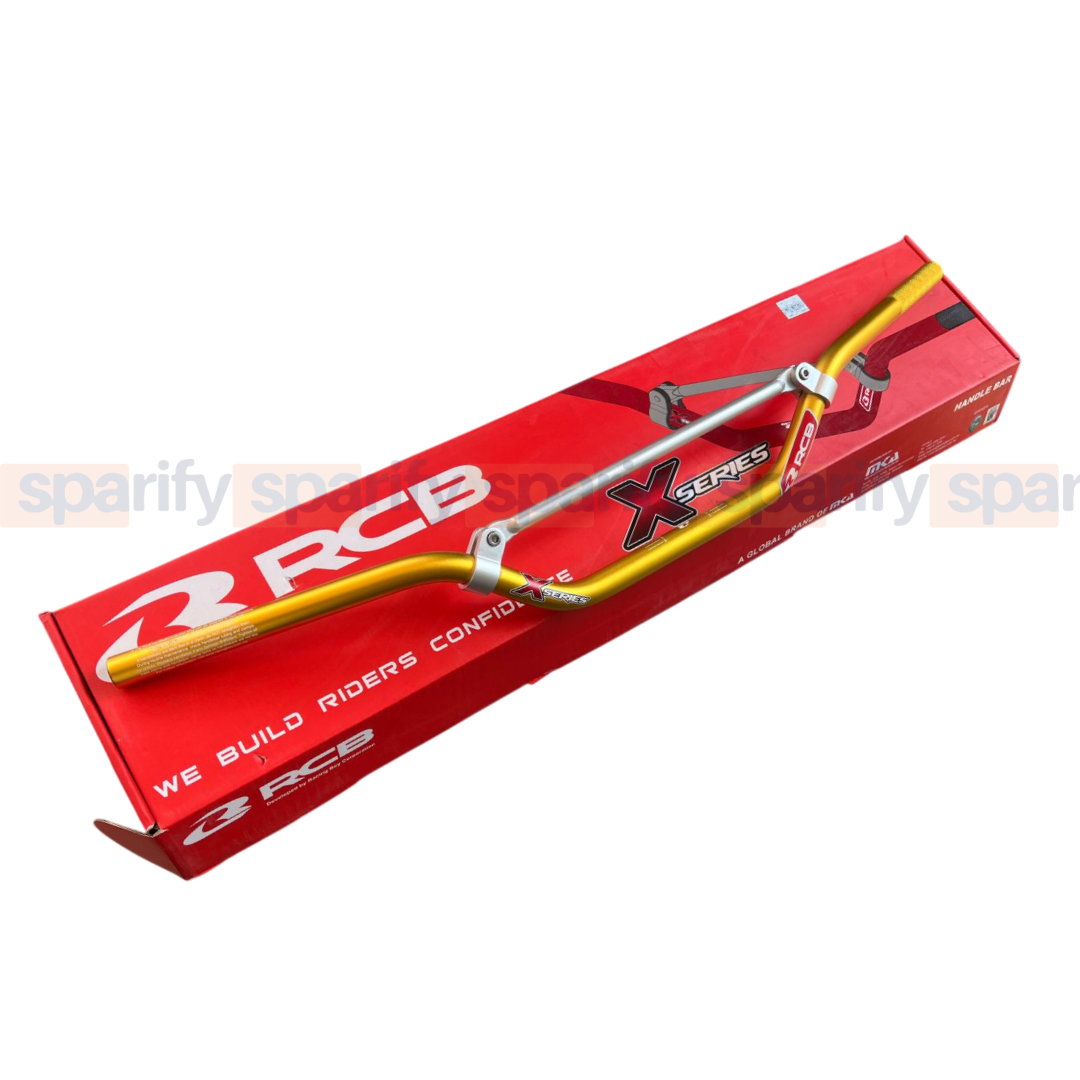 RCB X-Series Handlebar (Standard Bar 22.2mm) Gold – 01HB011G | SPARIFY