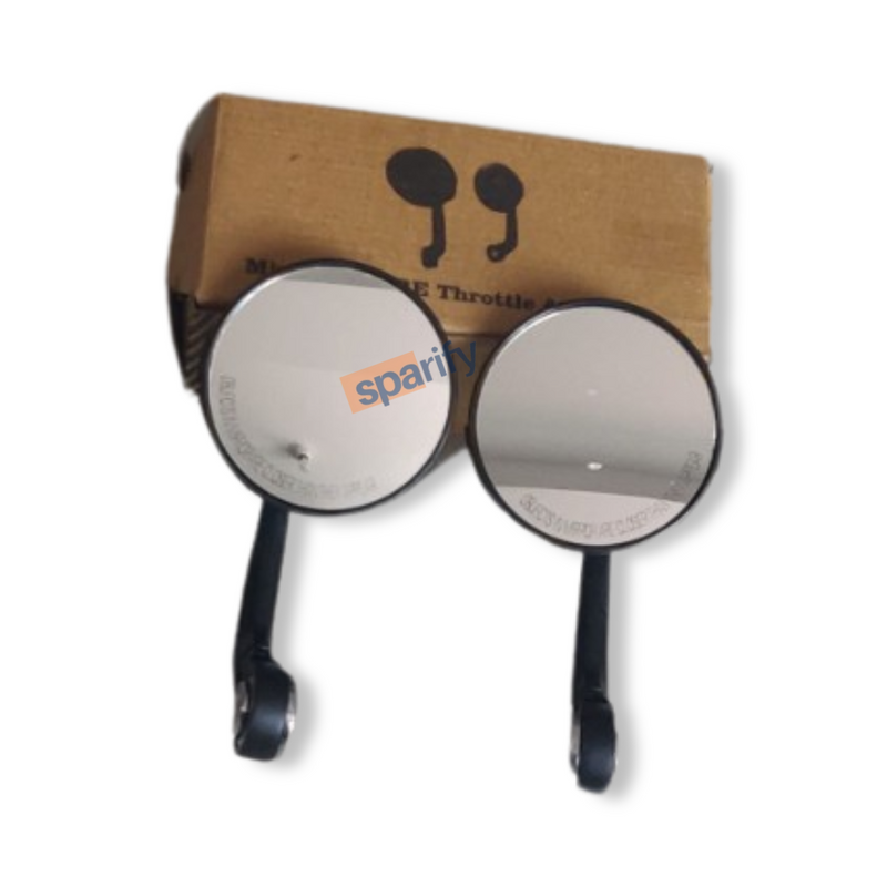 Handle Bar End Mirror For Royal Enfiled Classic /Electra / Reborn/Stan