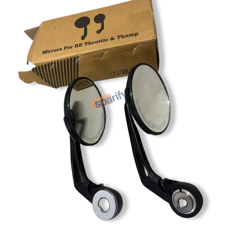 Handle Bar End Mirror For Royal Enfiled Classic /Electra / Reborn/Stan