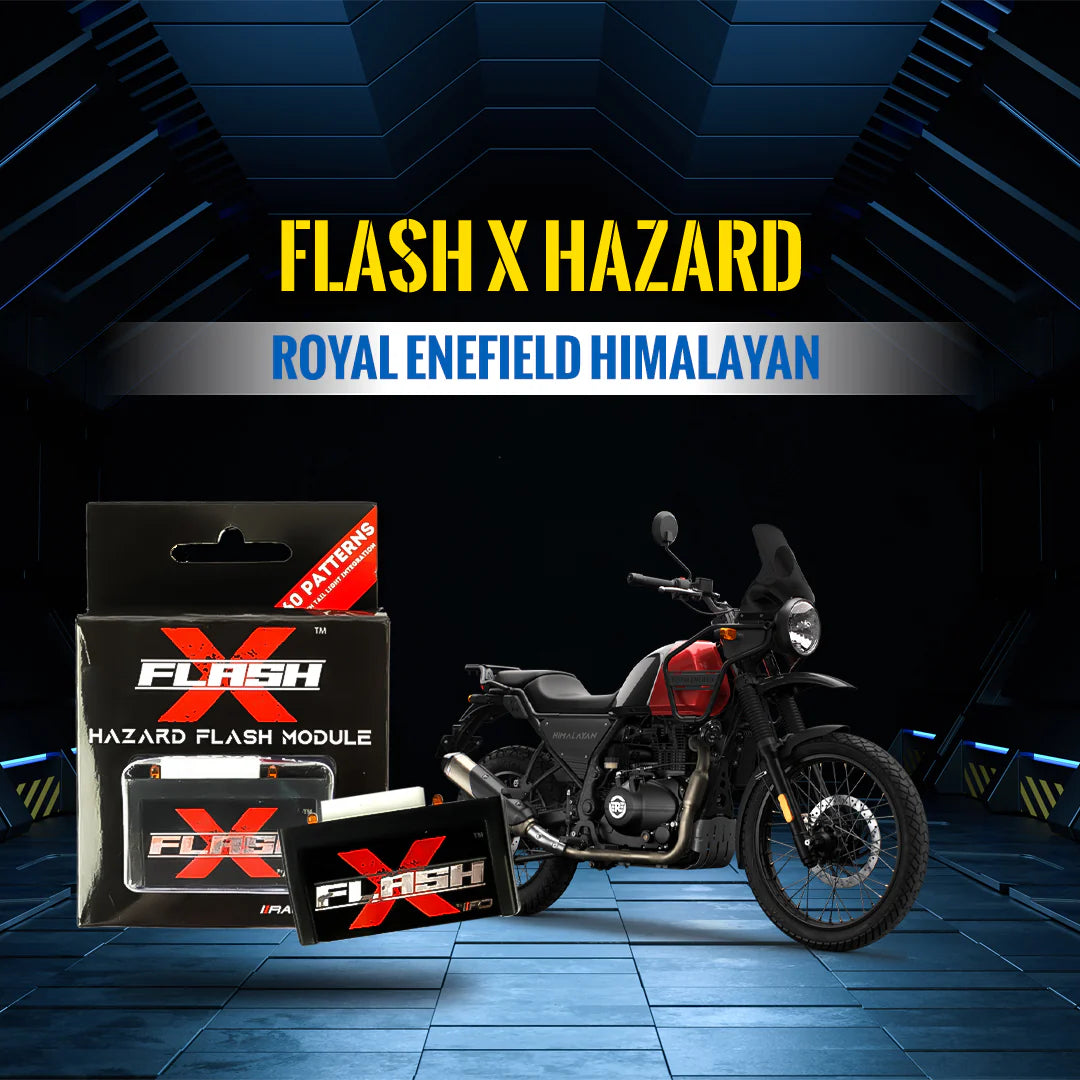 Himalayan 411 FlashX Hazard Flash Module, Blinker/Flasher for All Moto ...