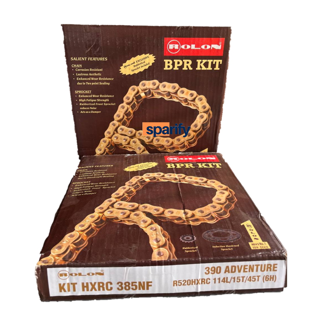 ROLON BRASS CHAIN SPROCKET KIT FOR KTM 390 ADV /250 ADVENTURE – SPARIFY